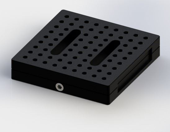 70mm Sq. Metric Kinematic Magnetic Base | Edmund Optics