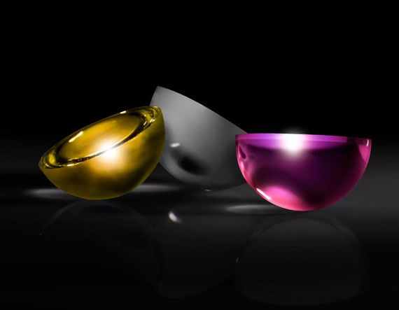 12mm Dia., Uncoated, ISP Optics Fused Silica Hemispherical Lens | QU-HS-12