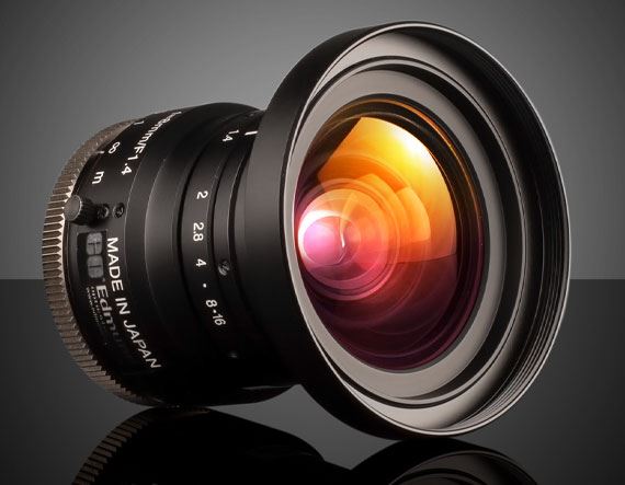 8mm Focal Length Lens, 1" Sensor Format | Edmund Optics